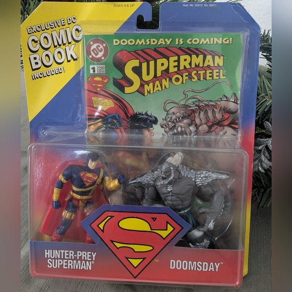 DC Comics | Other | Vtg 995 Kenner Superman Man Of Steel Hunterprey ...